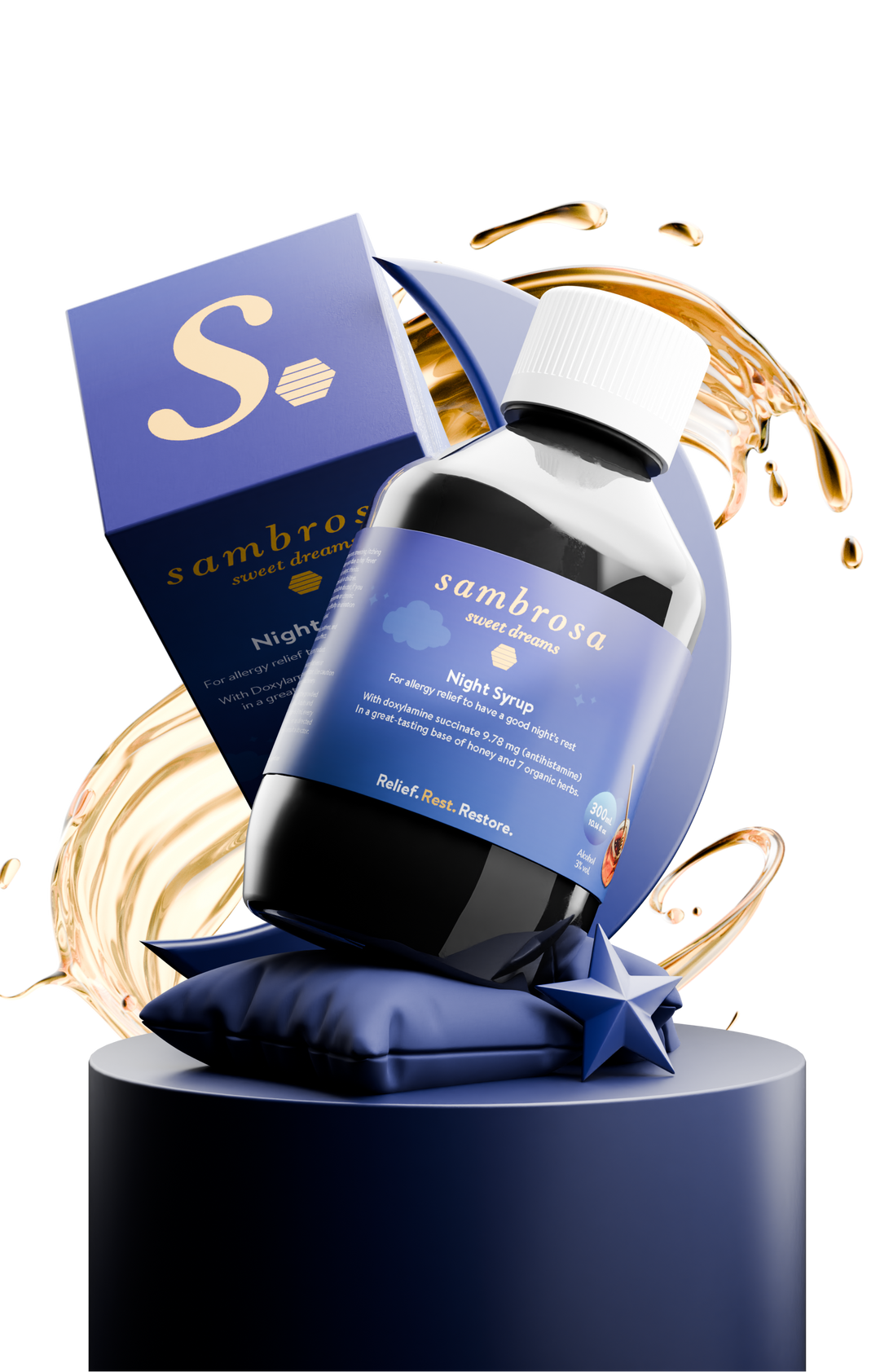 300 ml • Sambrosa Nighttime Allergy Relief